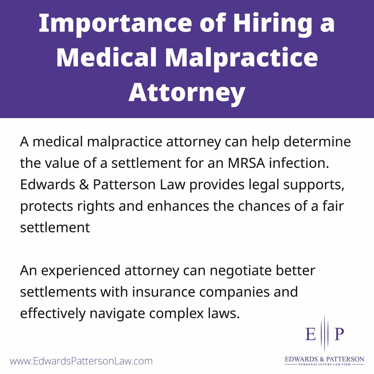 How Much Money Can I Sue a Hospital for MRSA Infection? - Edwards ...